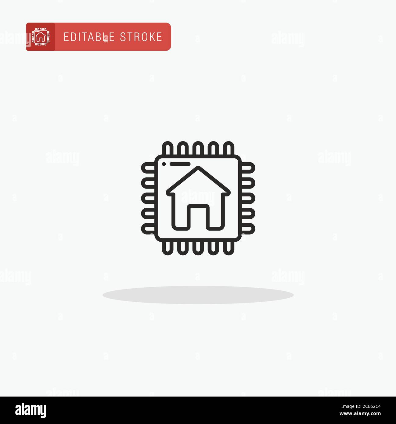 Cpu icon vector. Cpu icon for presentation Stock Vector Image & Art - Alamy