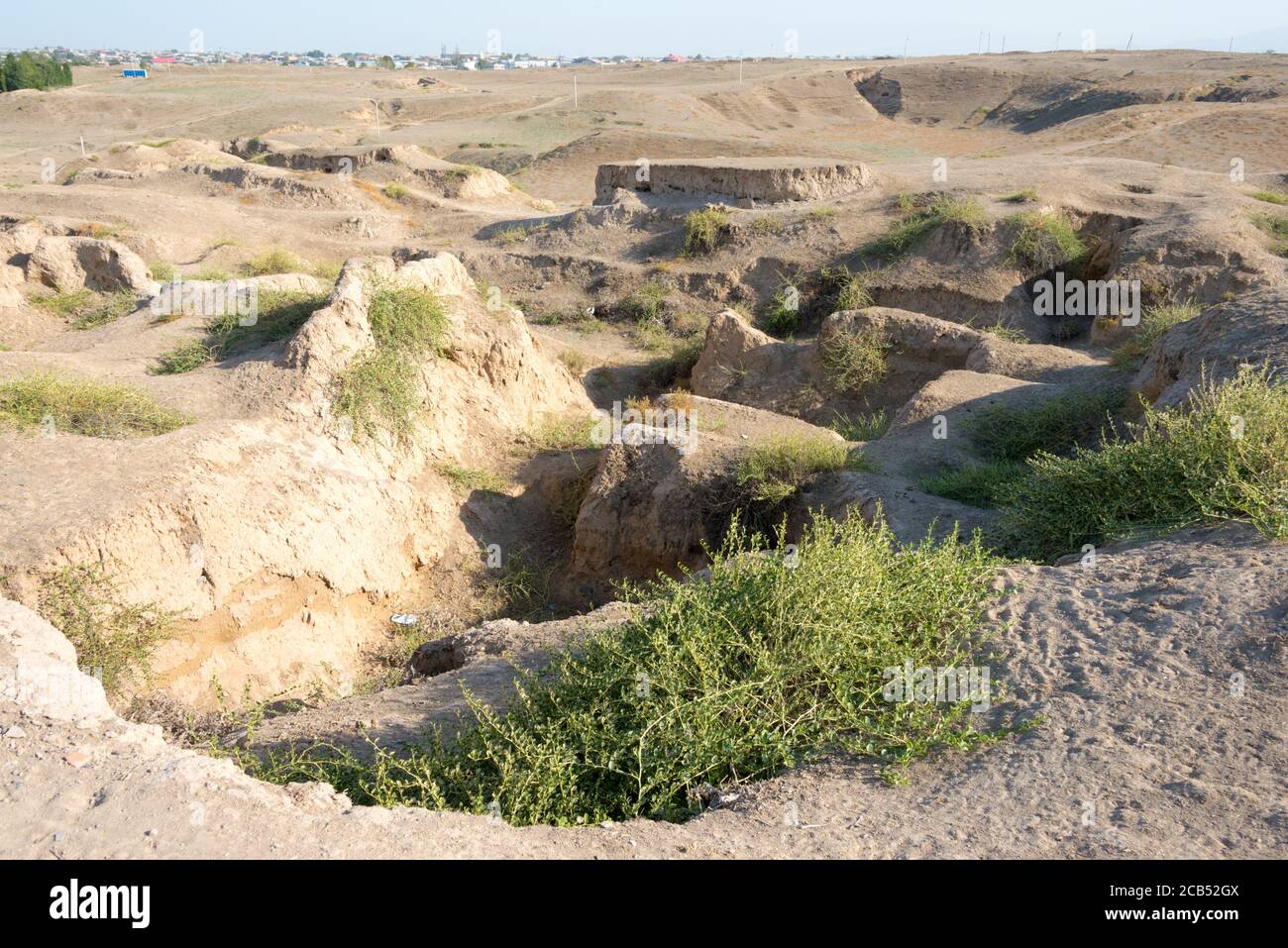 Samarkand, Uzbekistan - Remains of Ancient city of Afrasiyab (500 BC ...
