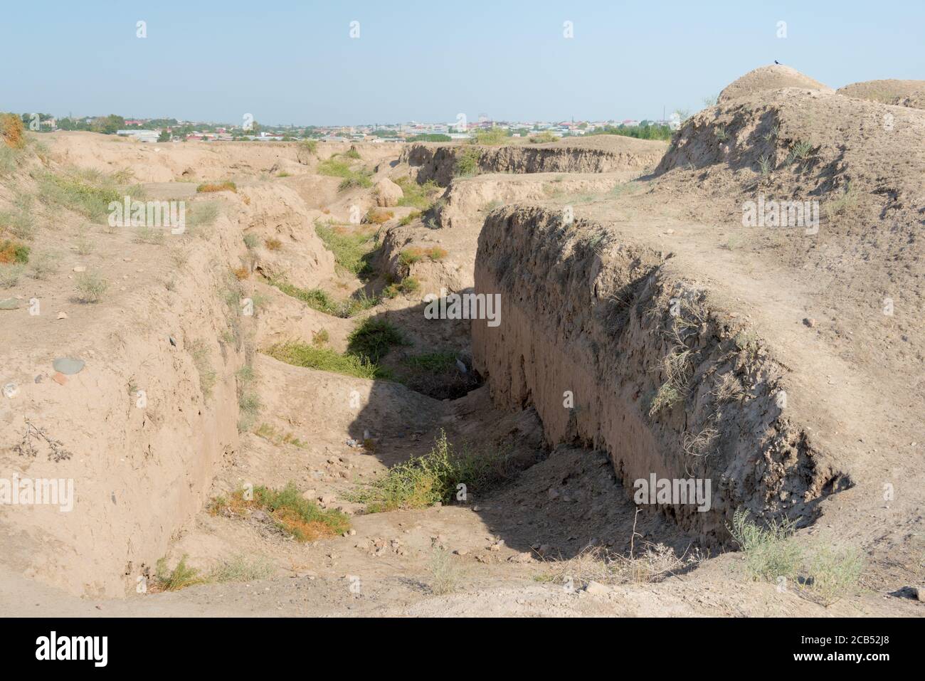 Samarkand, Uzbekistan - Remains of Ancient city of Afrasiyab (500 BC ...