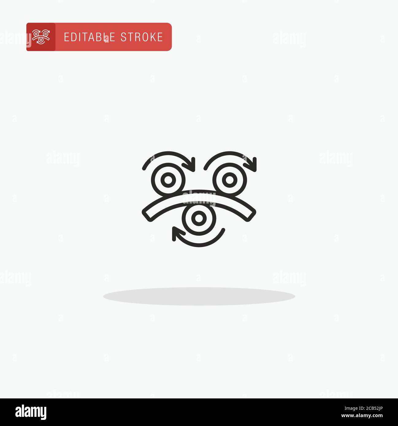 Channel metal profile line icon hi-res stock photography and images - Alamy