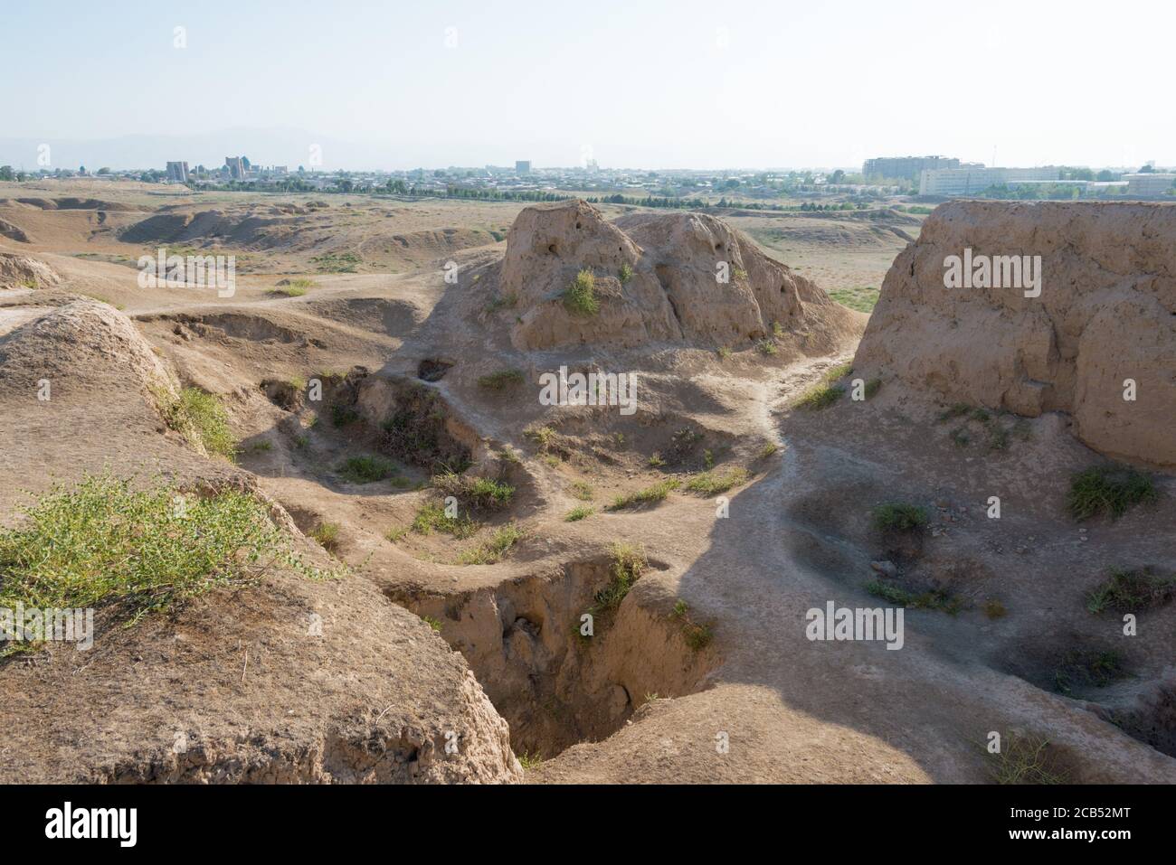 Samarkand, Uzbekistan - Remains of Ancient city of Afrasiyab (500 BC ...