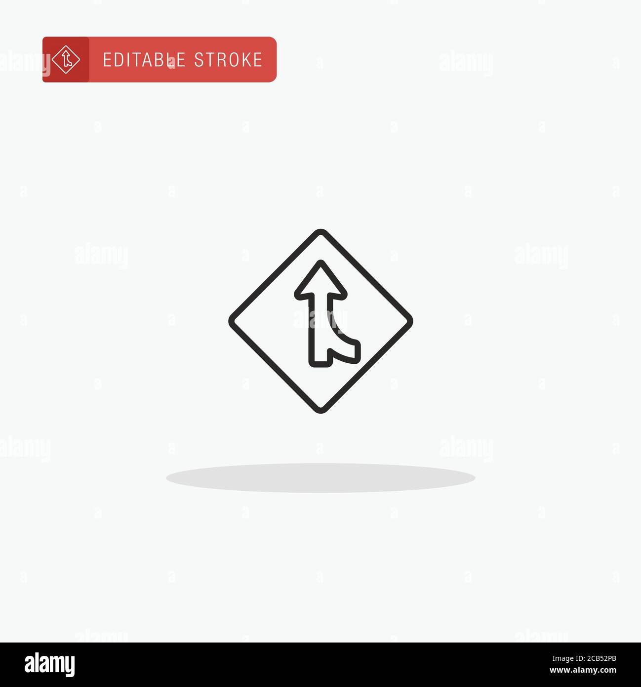 Merging icon vector. Merging icon for presentation Stock Vector Image ...