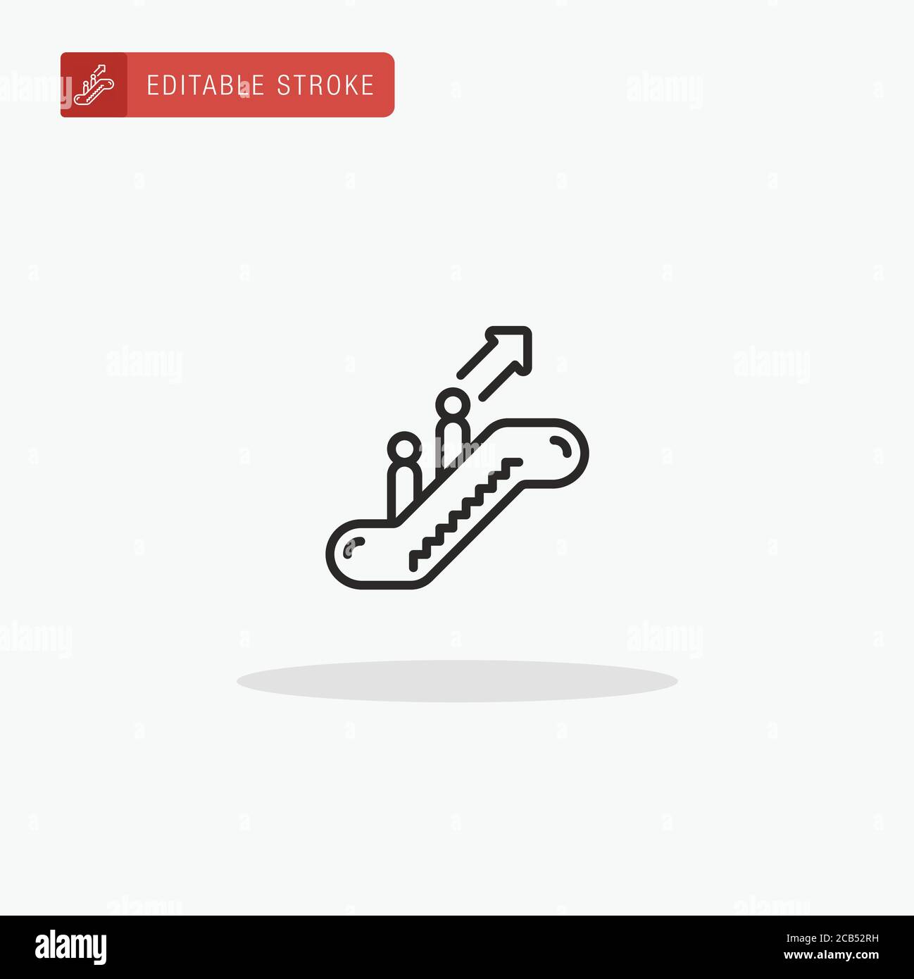 Escalator icon vector. Escalator icon for presentation Stock Vector ...