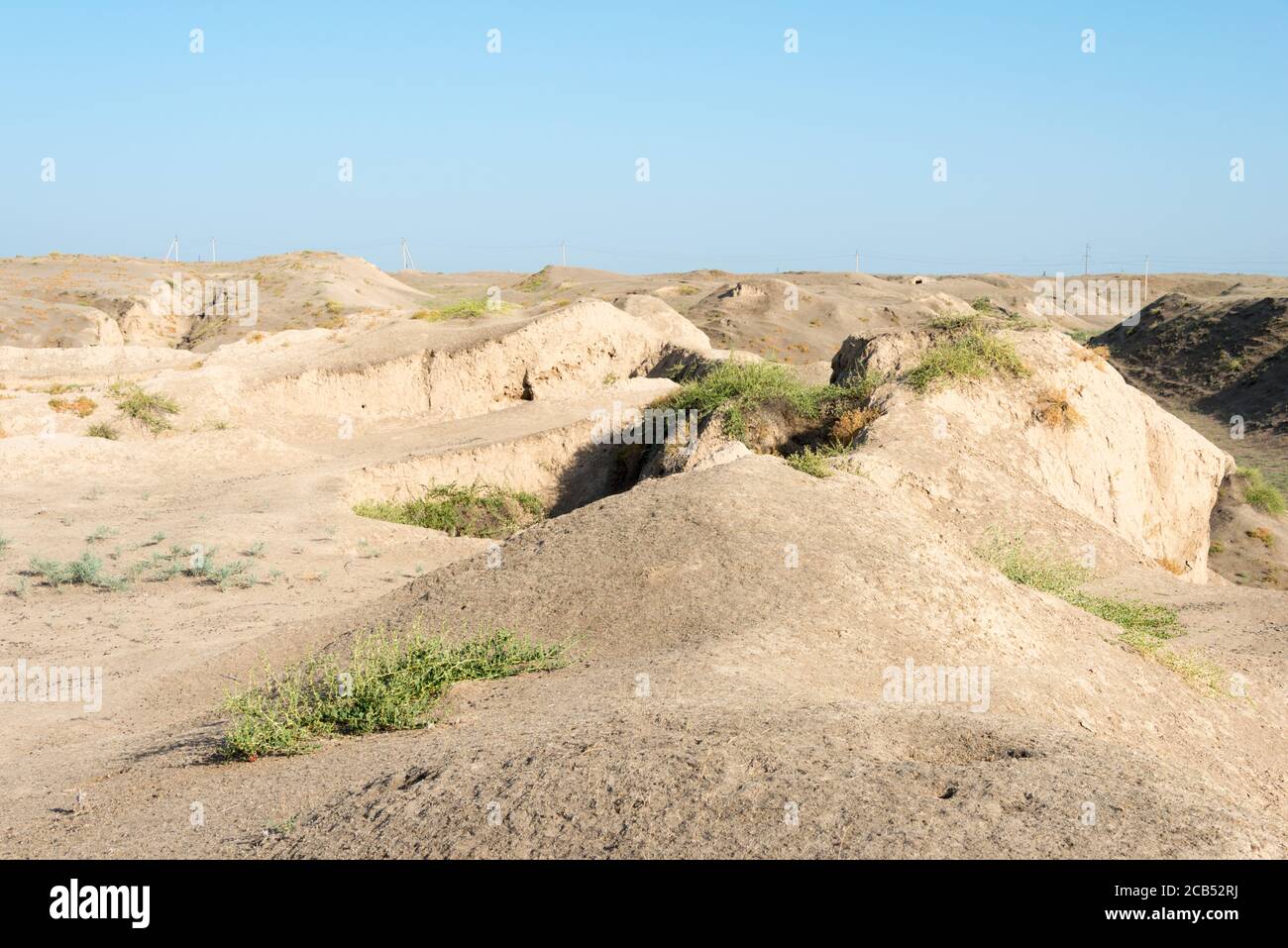 Samarkand, Uzbekistan - Remains of Ancient city of Afrasiyab (500 BC ...