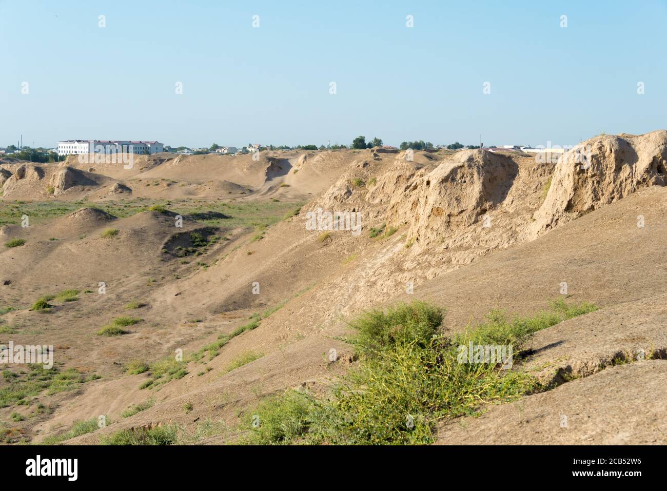 Samarkand, Uzbekistan - Remains of Ancient city of Afrasiyab (500 BC ...