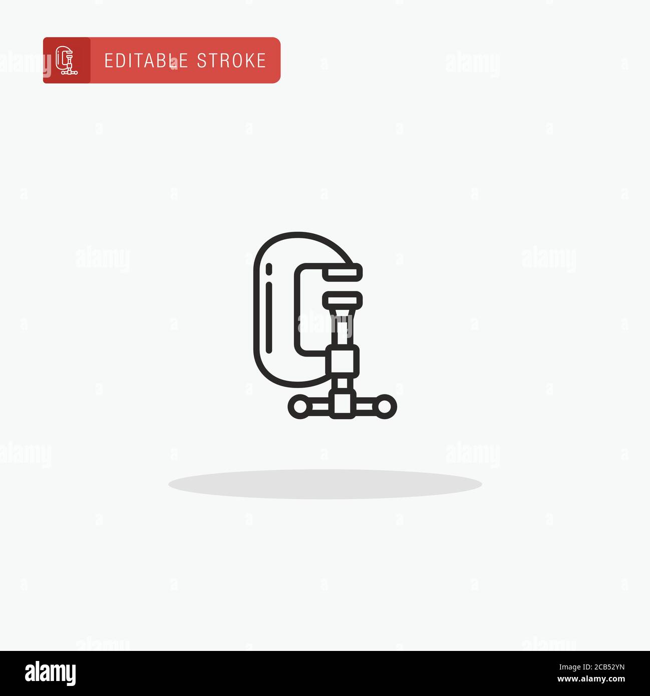 Clamp icon vector. Clamp icon for presentation Stock Vector Image & Art ...