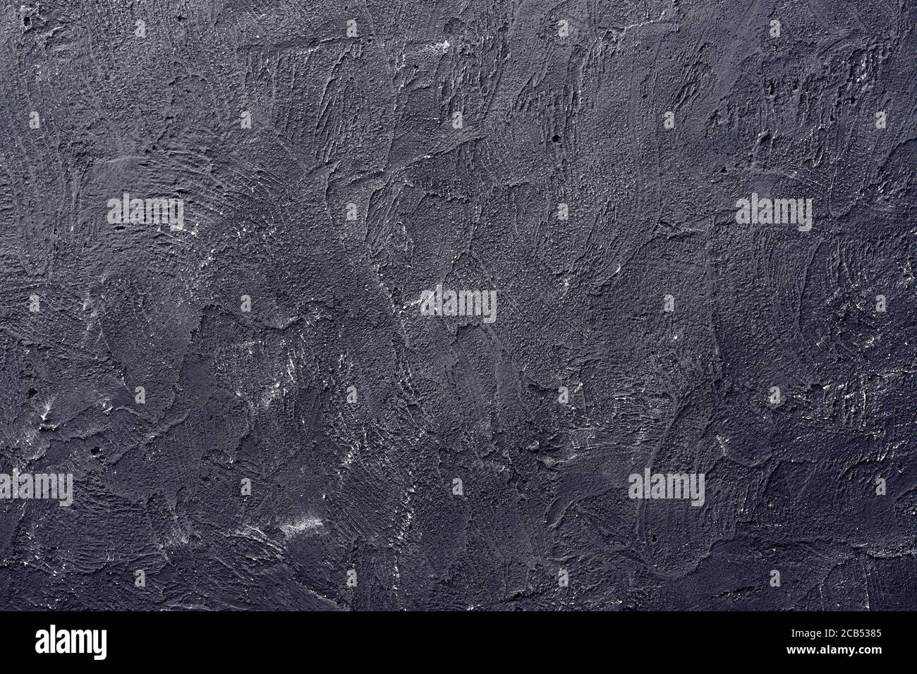 Pattern of old dark gray decorative plaster on the wall Stock Photo - Alamy