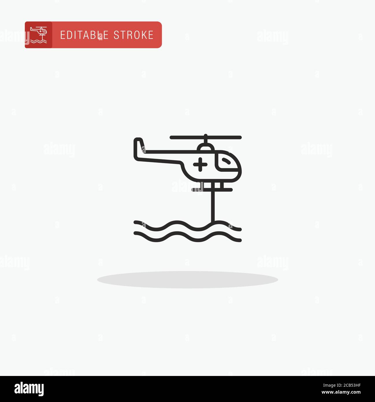 Helicopter icon vector. Helicopter icon for presentation Stock Vector ...