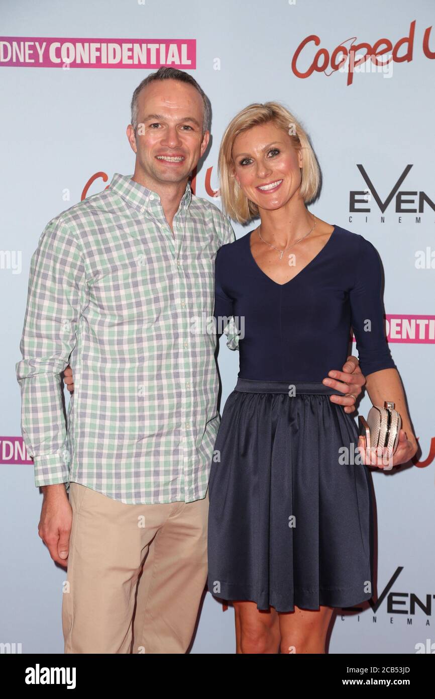 Tbc attends the world premiere red carpet of Cooped Up at Event Cinemas ...