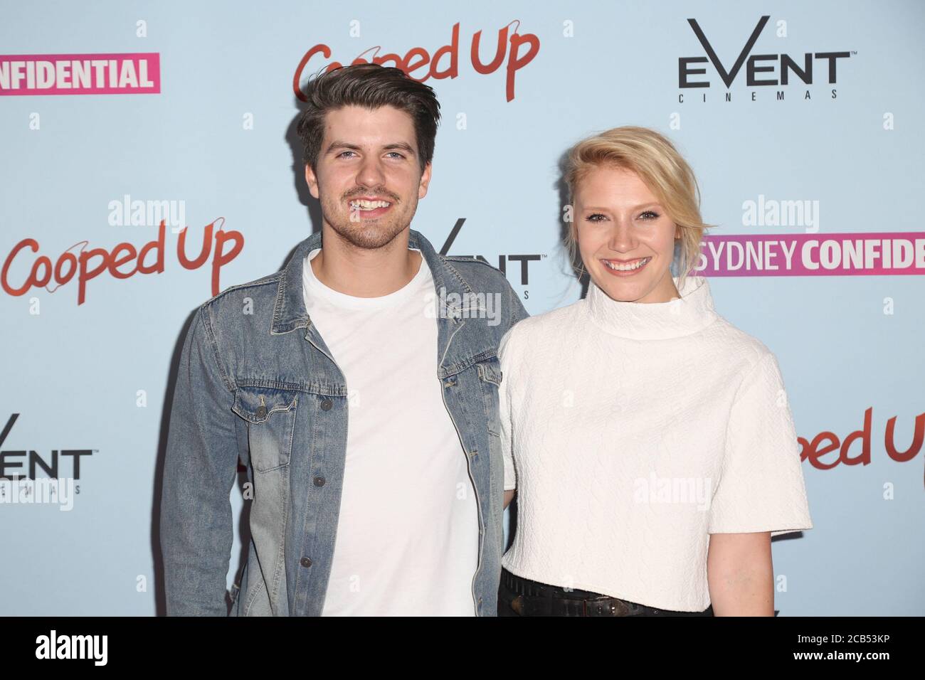 Matt Price and Jess Dunbar attends the world premiere red carpet of ...