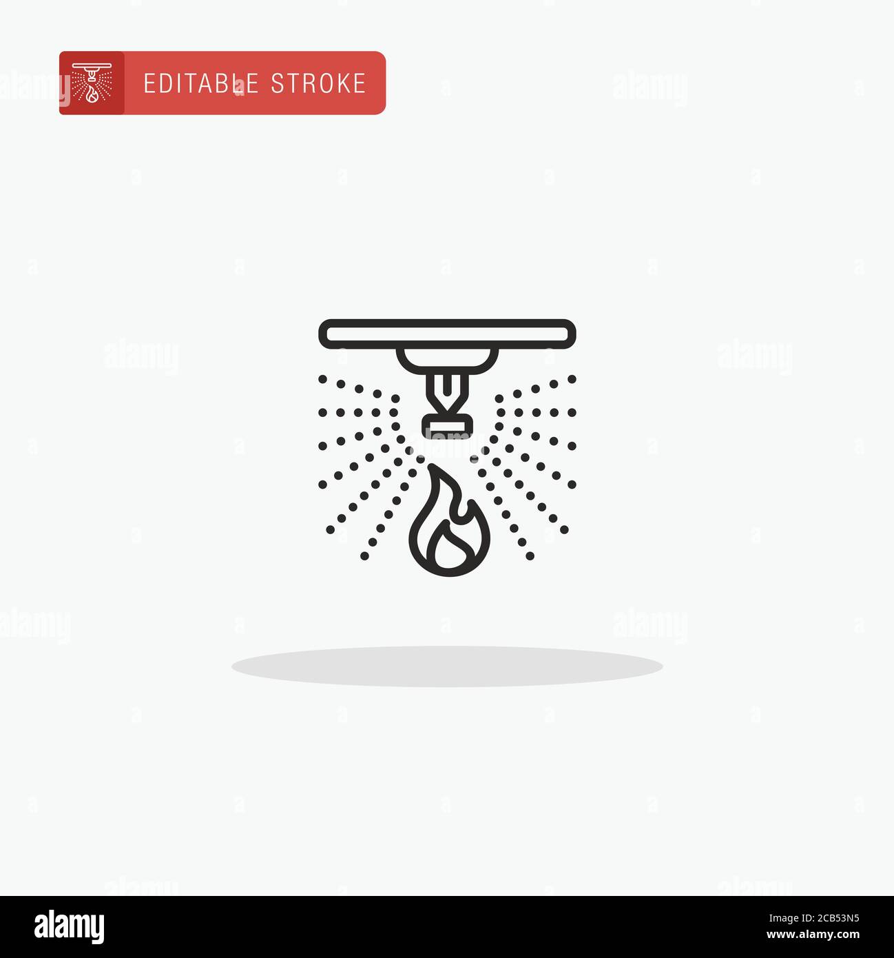 Sprinklers icon vector. Sprinklers icon for presentation Stock Vector ...