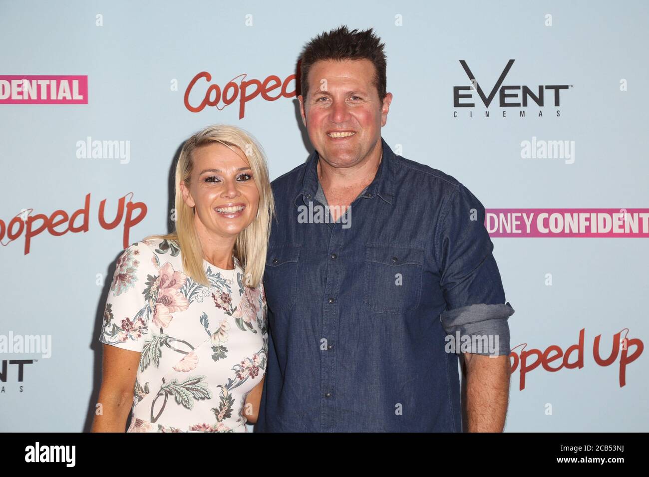Rebecca and Jason Stevens attend the world premiere red carpet of ...