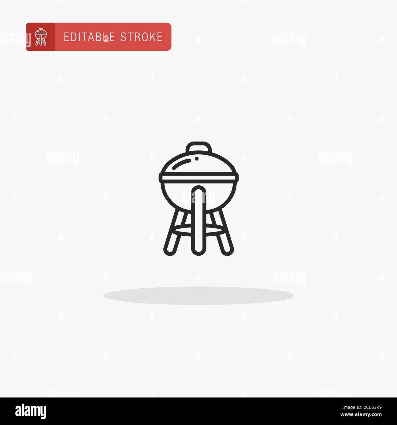 Barbecue icon vector. Barbecue icon for presentation Stock Vector Image ...