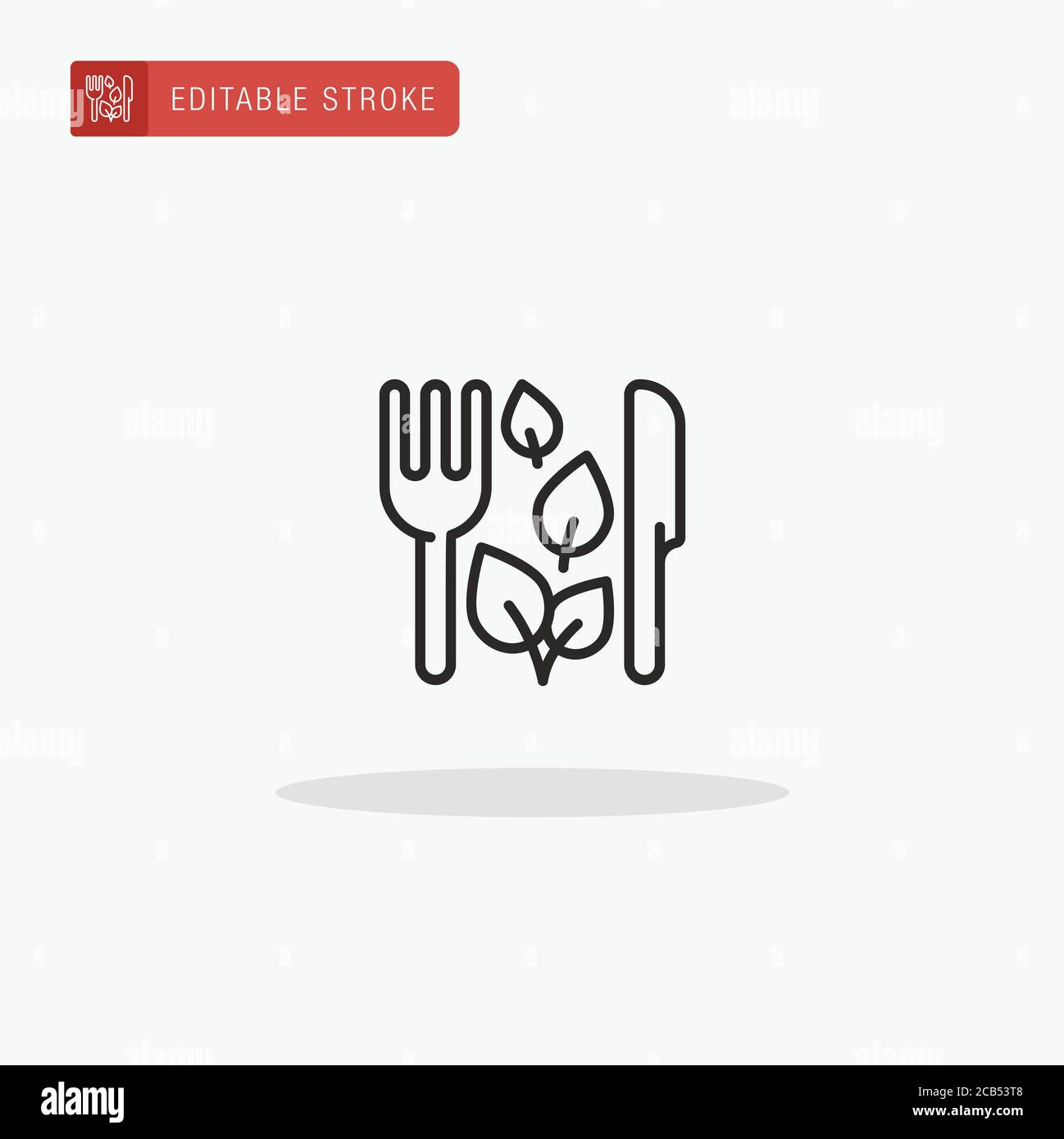 Healthy Eating icon vector. Healthy Eating icon for presentation Stock ...