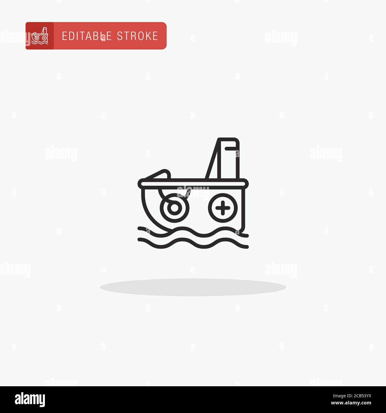 Rescue Boat icon vector. Rescue Boat icon for presentation Stock Vector ...