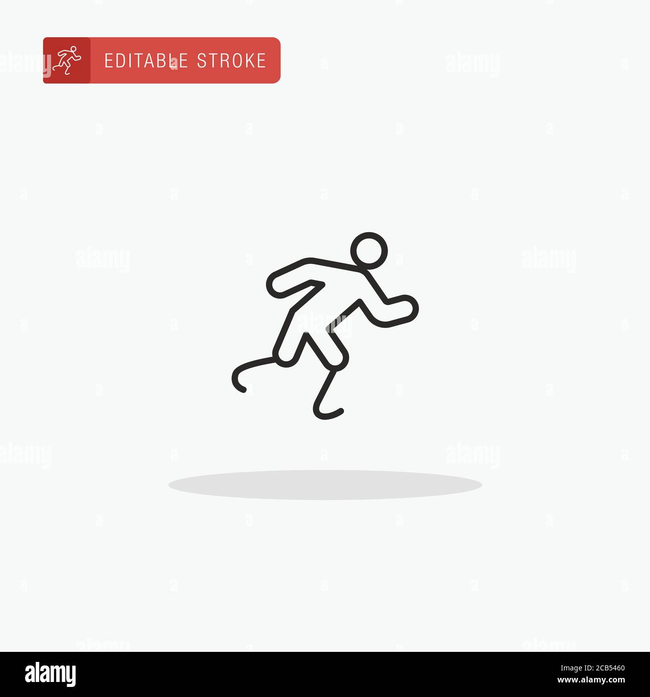 Running icon vector. Running icon for presentation Stock Vector Image ...