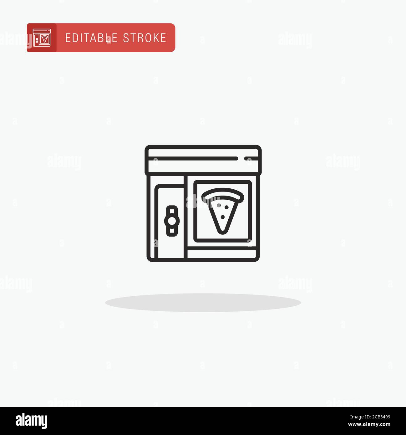 Pizza shop window Cut Out Stock Images & Pictures - Alamy