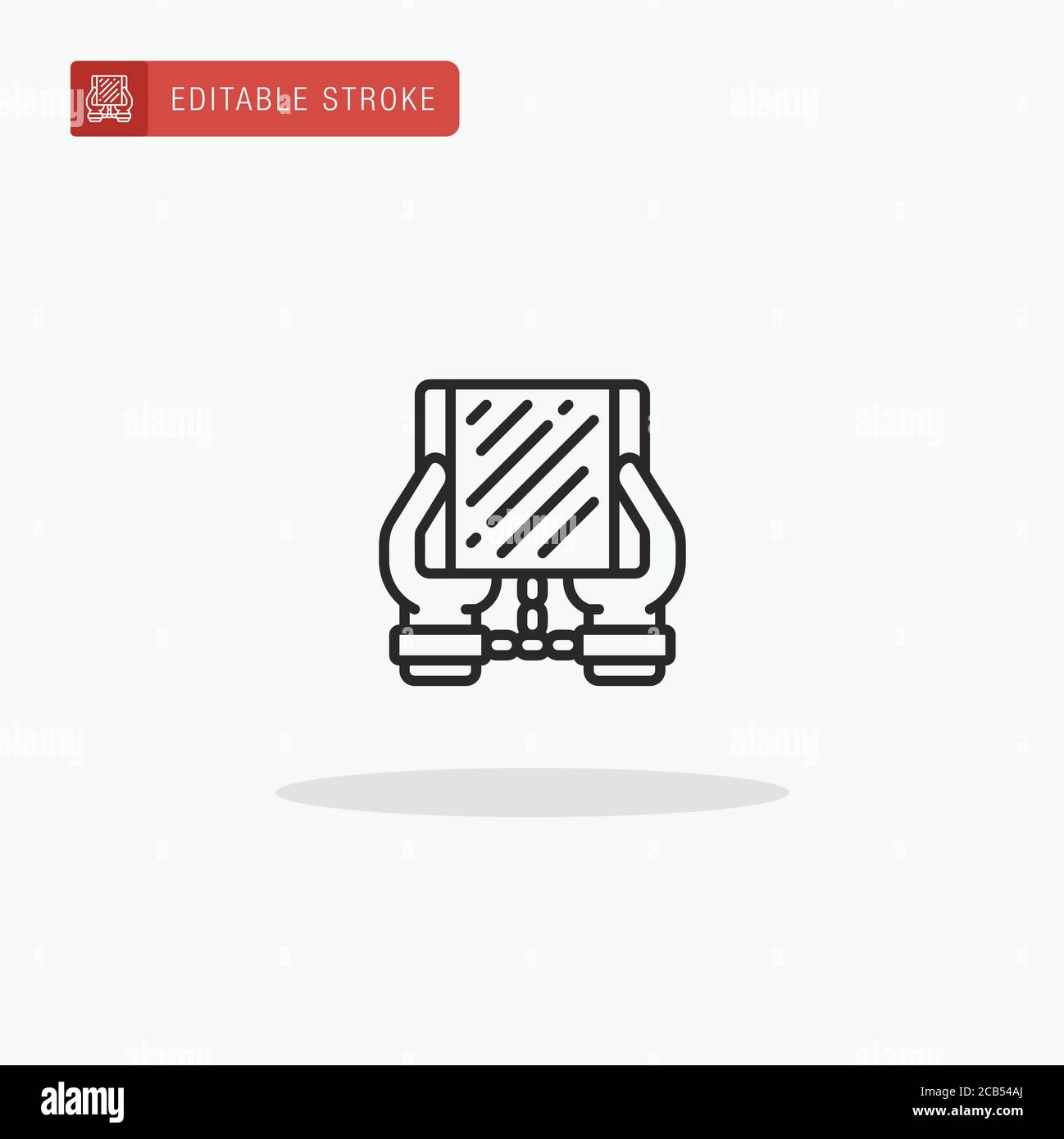 Chained icon vector. Chained icon for presentation Stock Vector Image ...