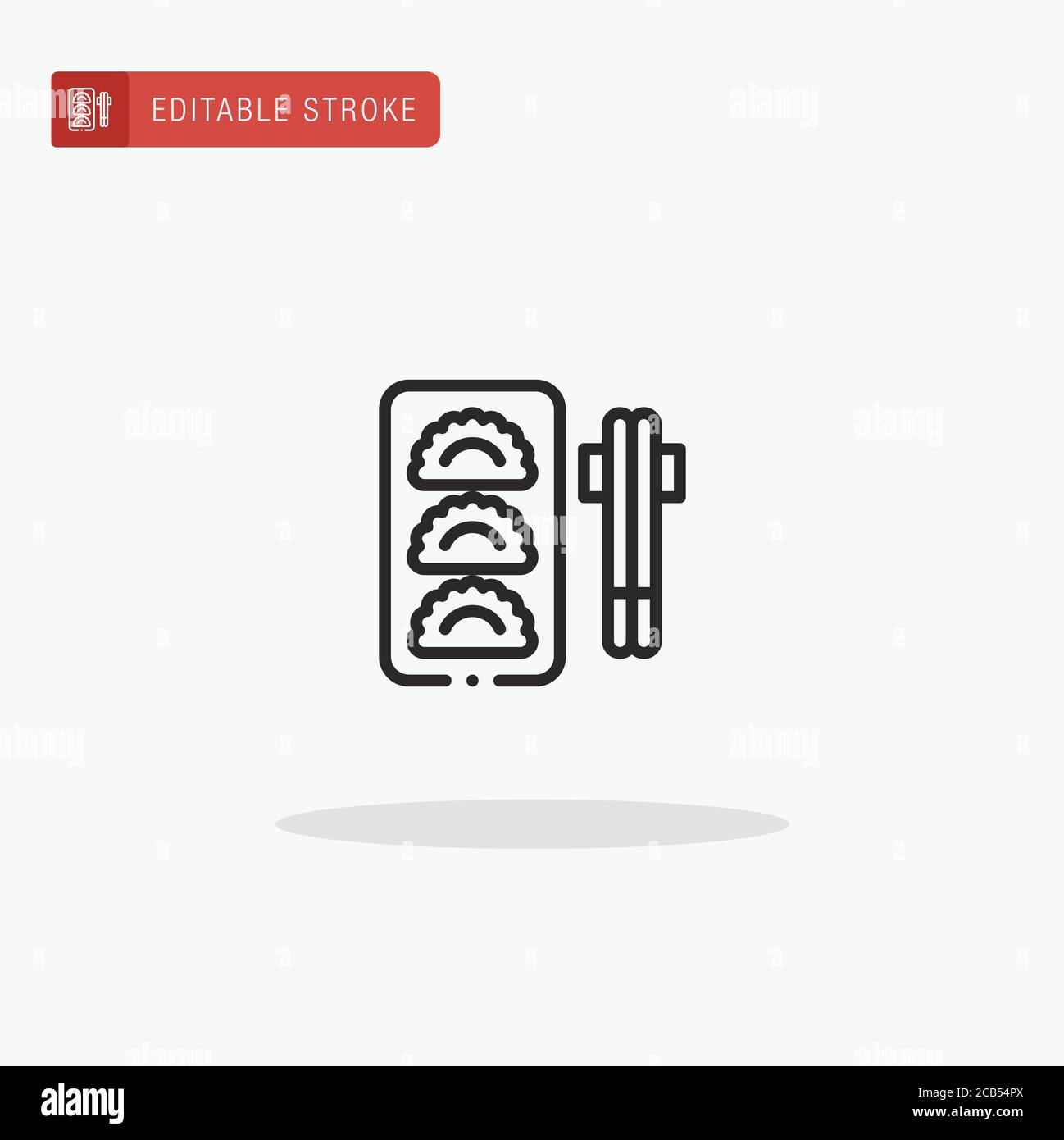 Gyoza vector vectors hi-res stock photography and images - Alamy