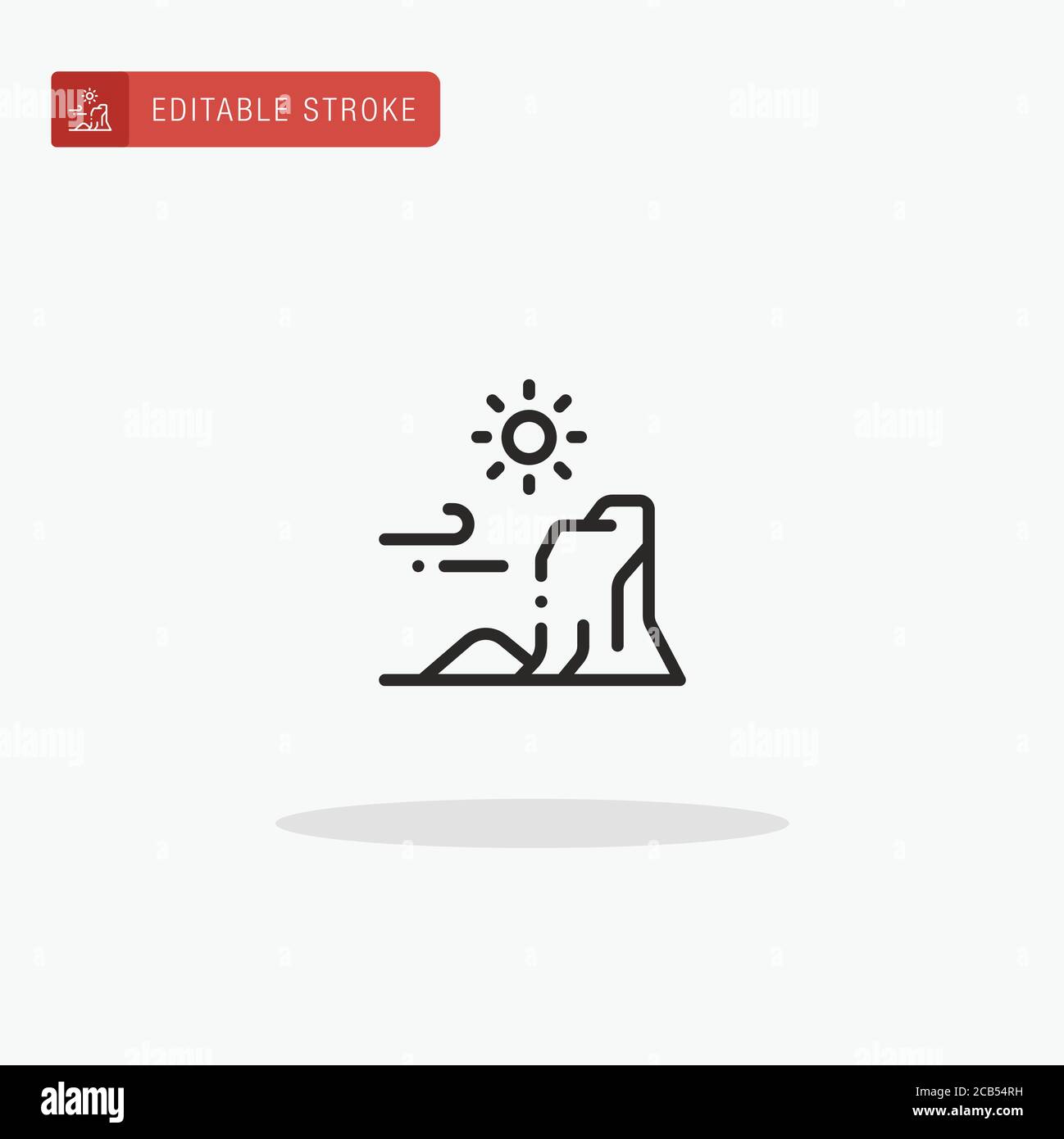 Rock icon vector. Rock icon for presentation Stock Vector Image & Art ...