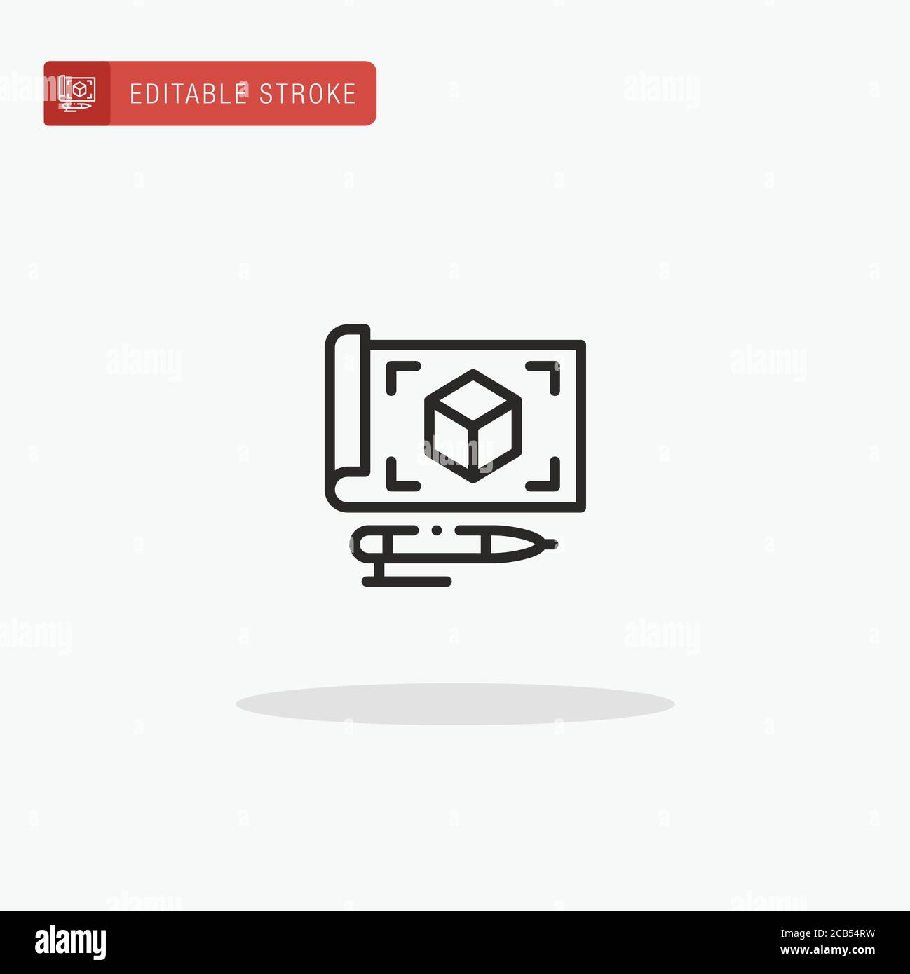 Draft icon vector. Draft icon for presentation Stock Vector Image & Art ...