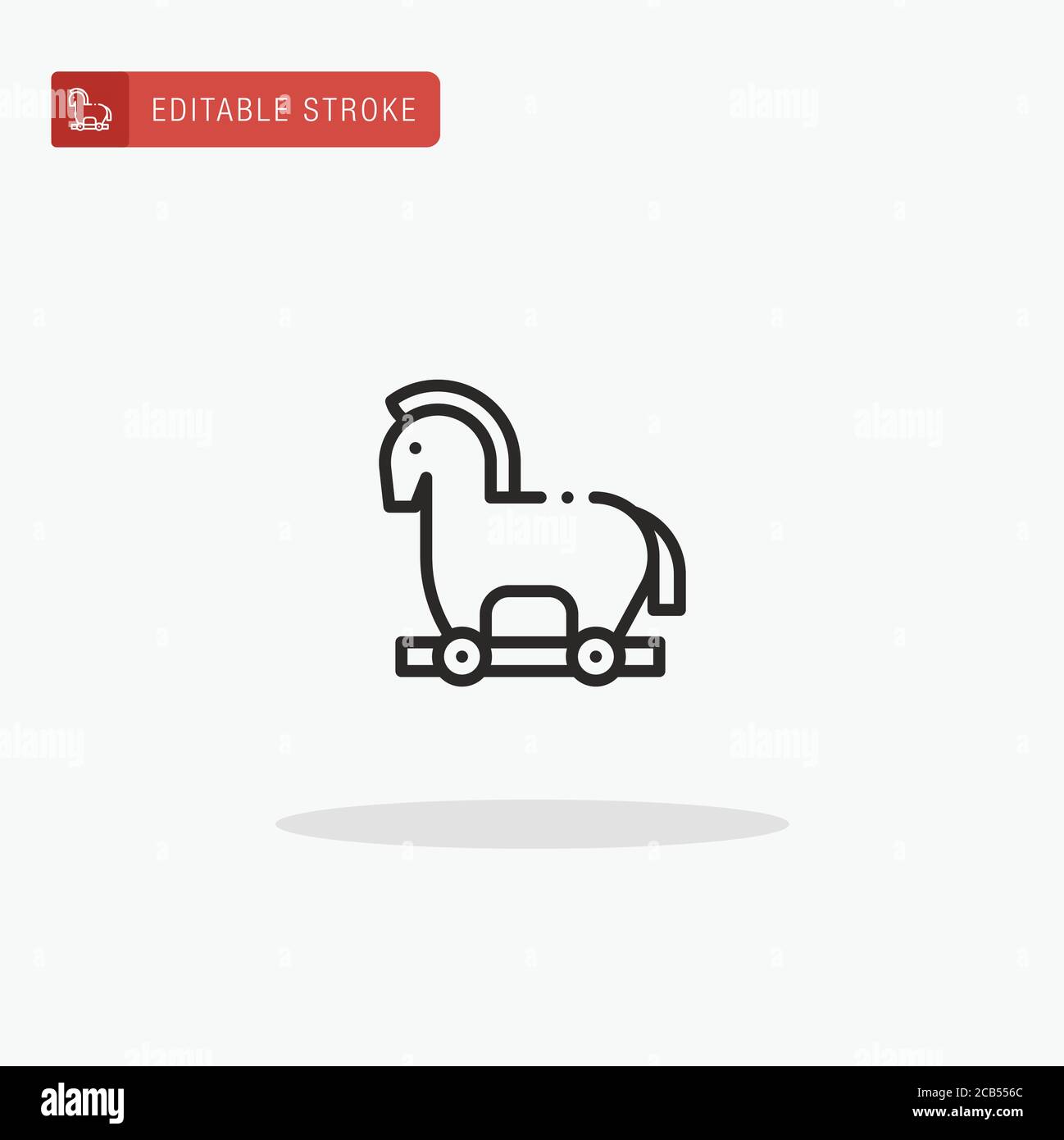 Trojan icon vector. Trojan icon for presentation Stock Vector Image ...