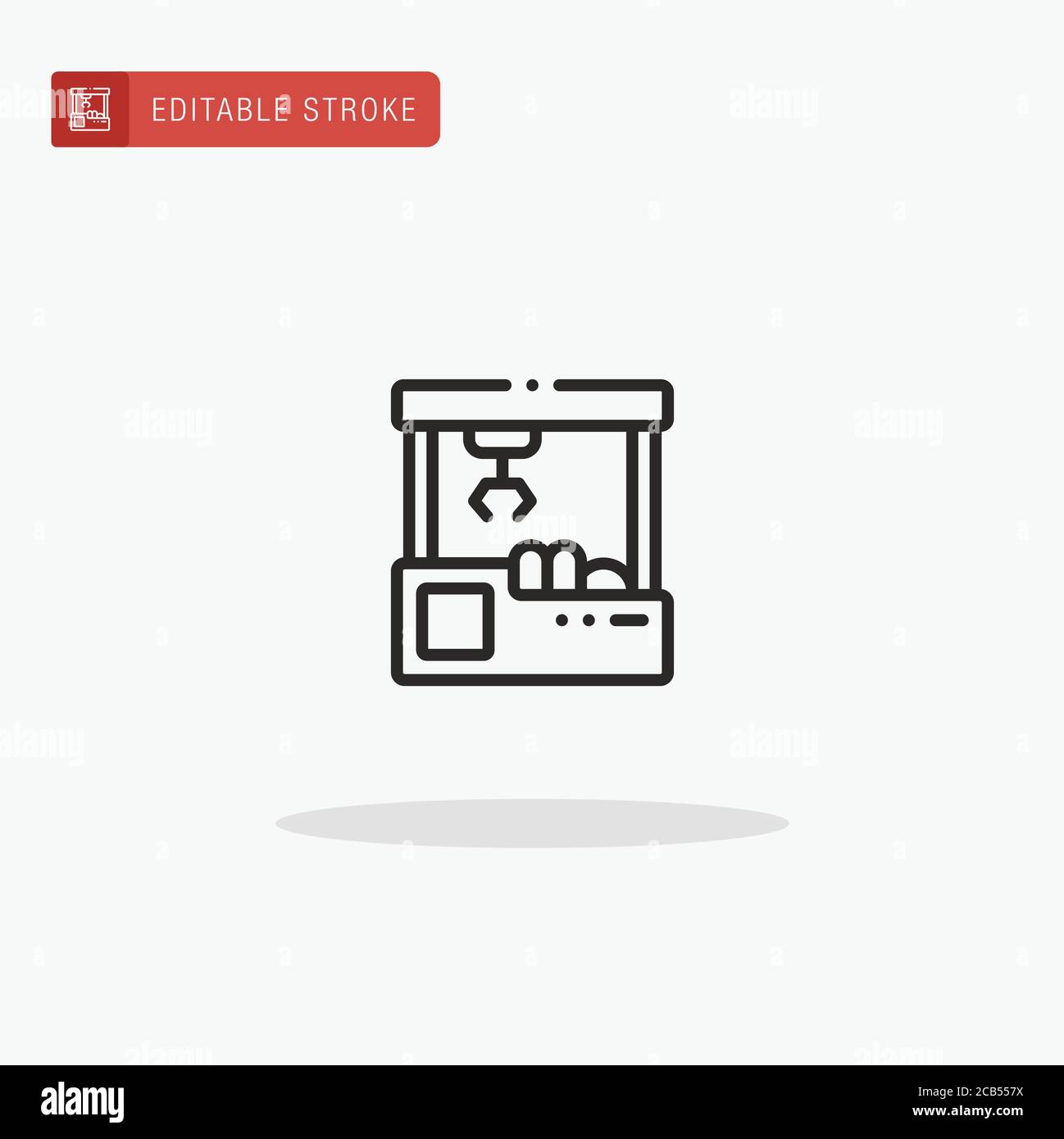 Claw Machine icon vector. Claw Machine icon for presentation Stock ...