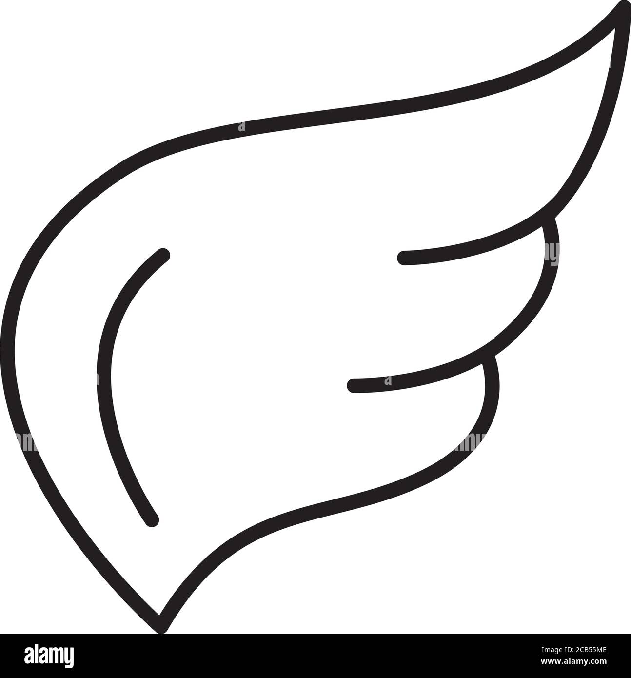 Illustration Angel Wings Black and White Stock Photos & Images - Alamy