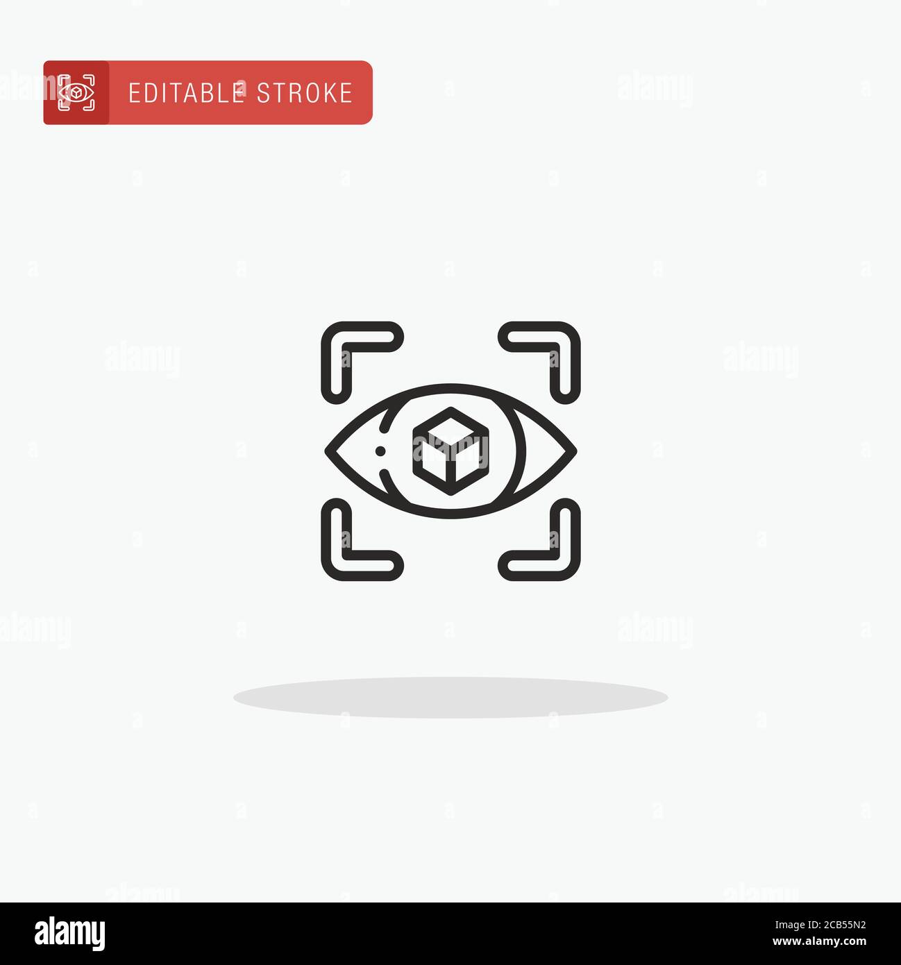 Visual icon vector. Visual icon for presentation Stock Vector Image ...