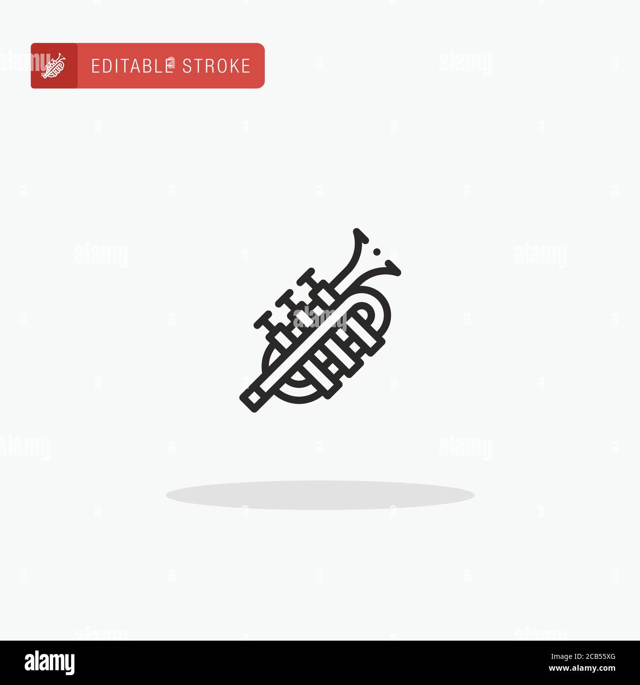 Trumpet icon vector. Trumpet icon for presentation Stock Vector Image ...