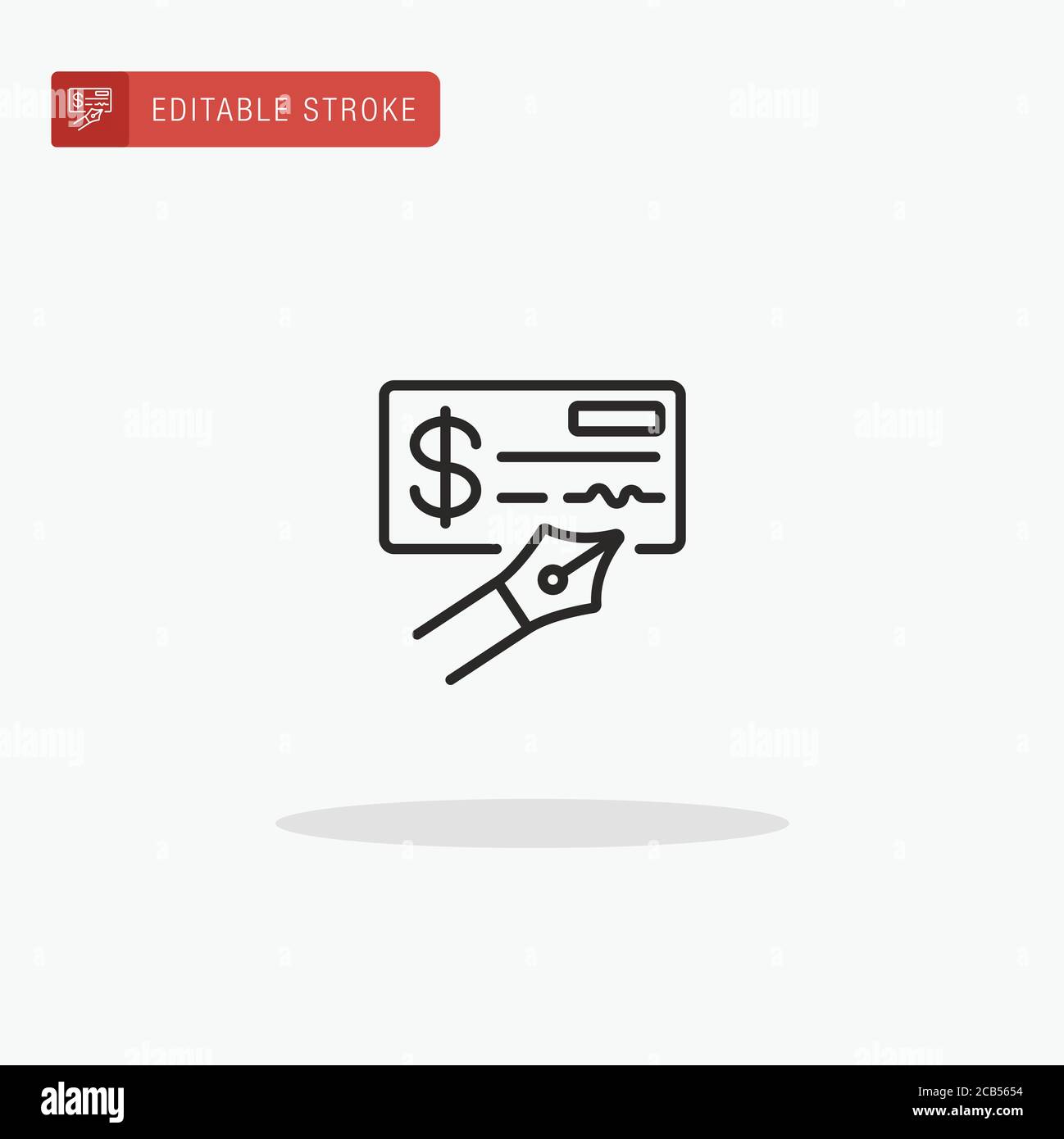 Presentation cheque Stock Vector Images - Alamy