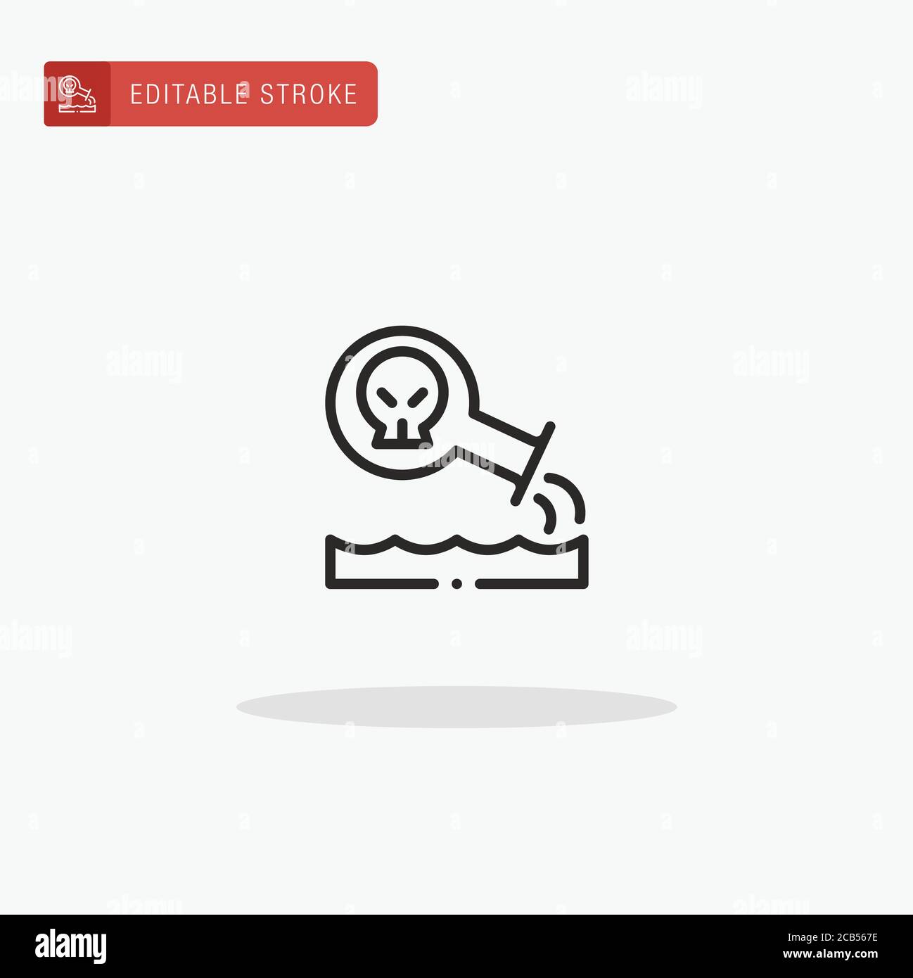 Chemical reaction icon warning Cut Out Stock Images & Pictures - Alamy