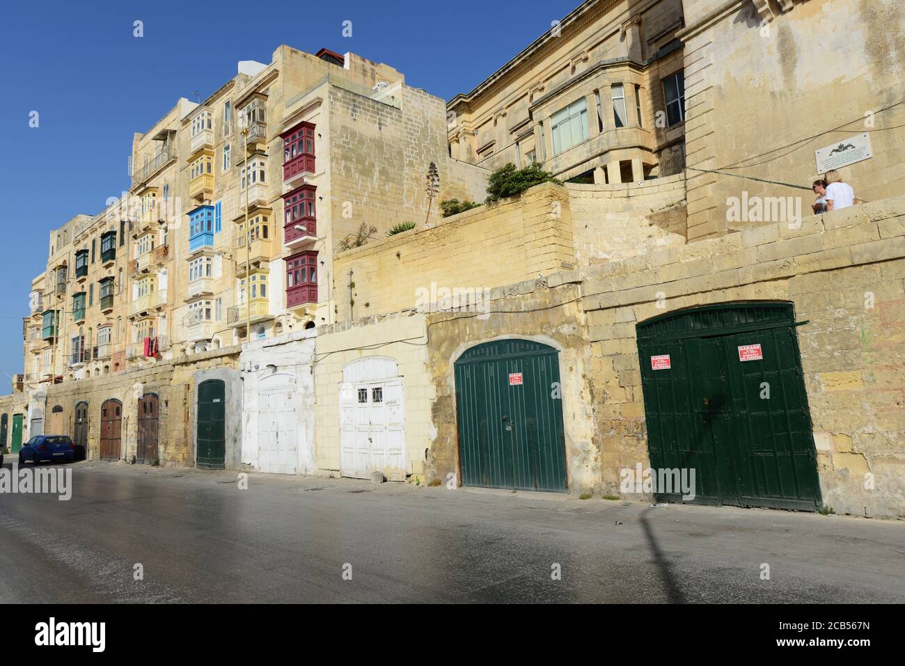 Beautiful old buildings in Valletta, Malta Stock Photo - Alamy