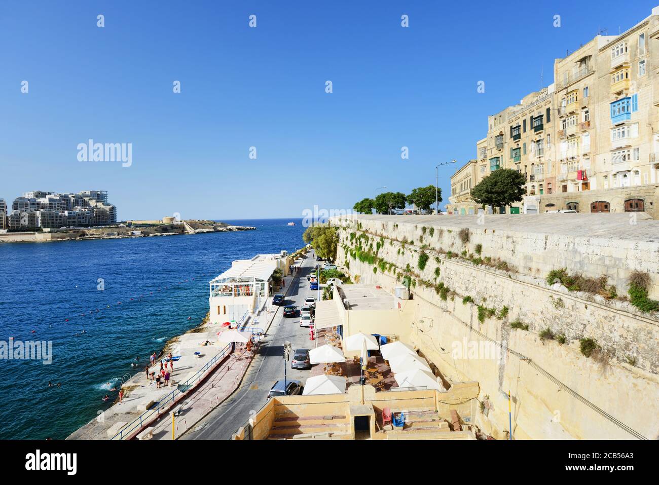 Beautiful old buildings in Valletta, Malta Stock Photo - Alamy