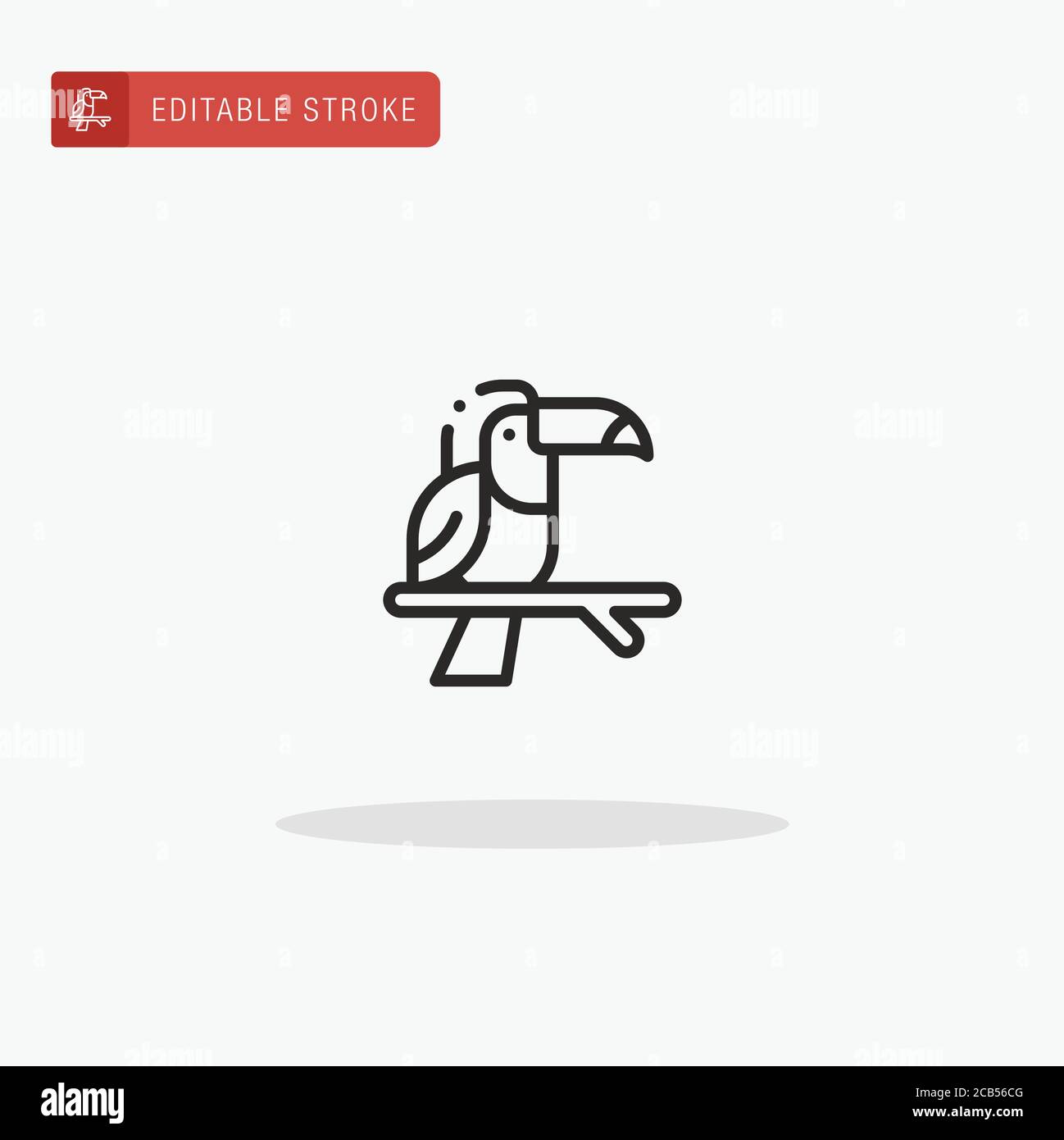 Toucan icon vector. Toucan icon for presentation Stock Vector Image ...