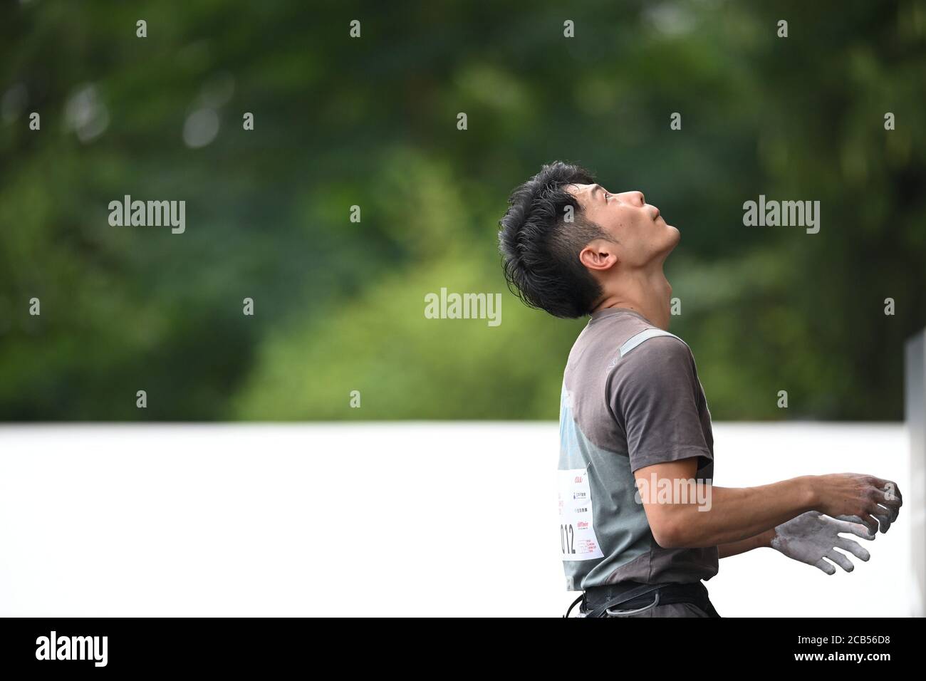 Morioka, Iwate, Japan. Credit: MATSUO. 10th Aug, 2020. Masahiro Higuchi Sport Climbing : 33rd ...