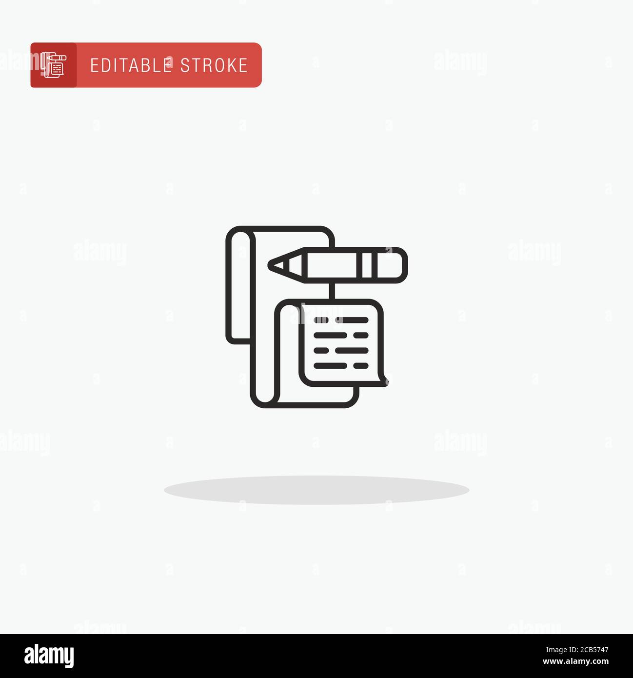 Script icon vector. Script icon for presentation Stock Vector Image ...