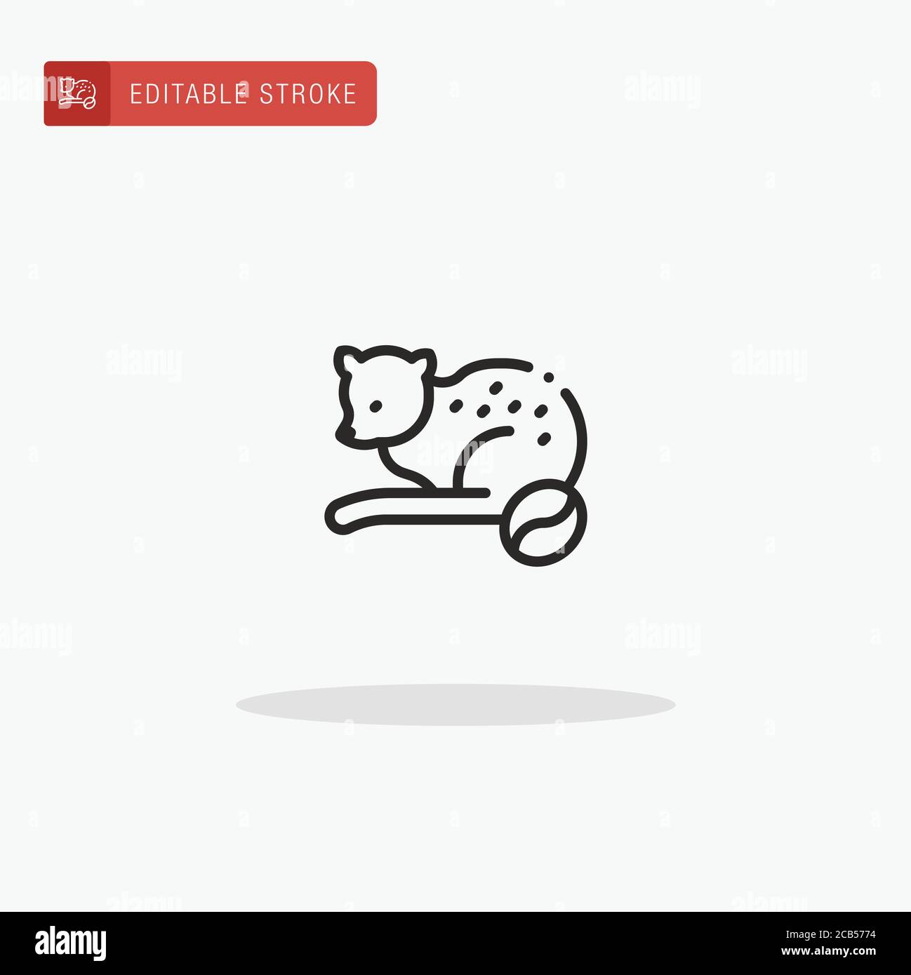Ferret icon Stock Vector Images - Alamy