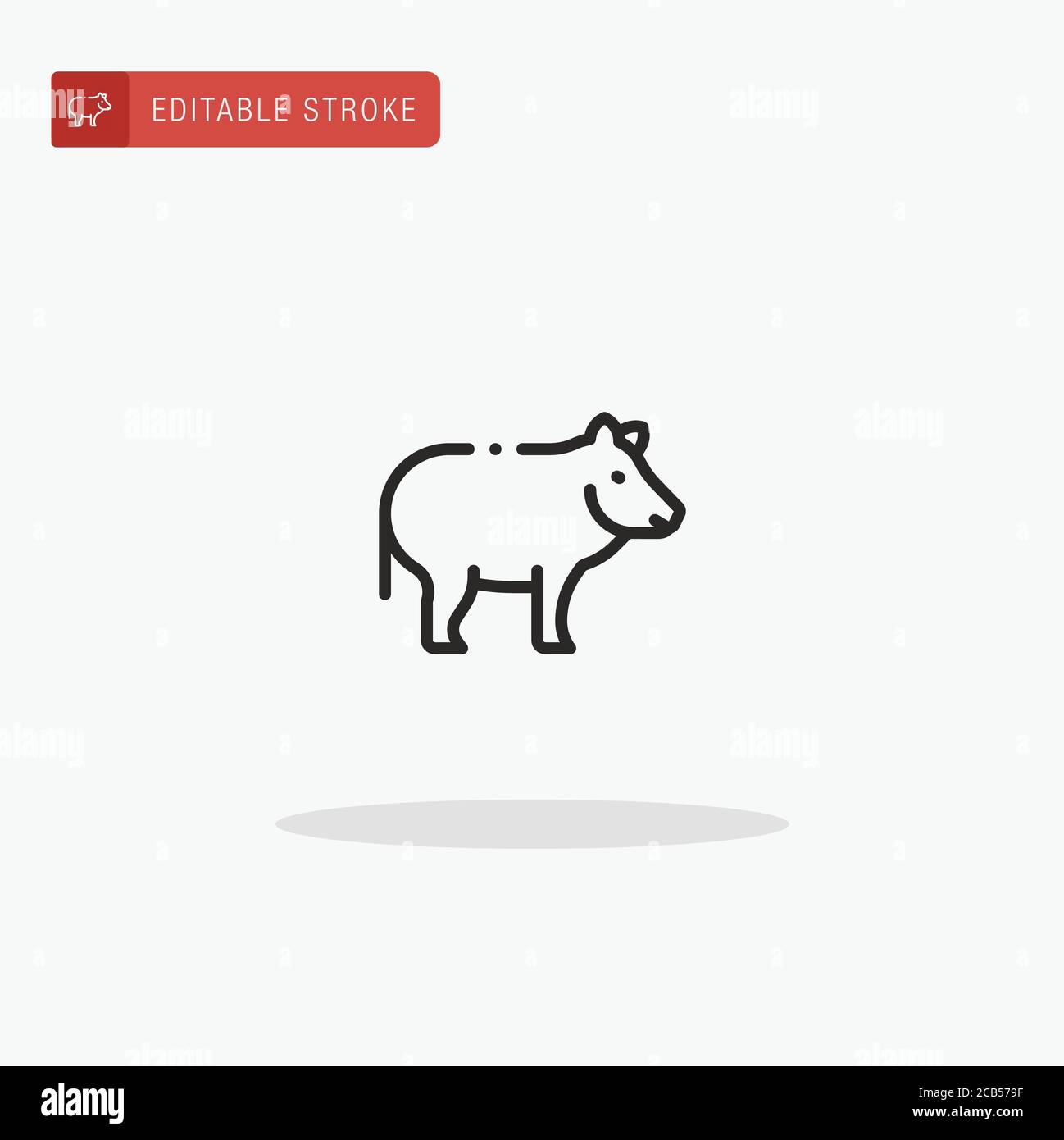 Boar icon vector. Boar icon for presentation Stock Vector Image & Art ...