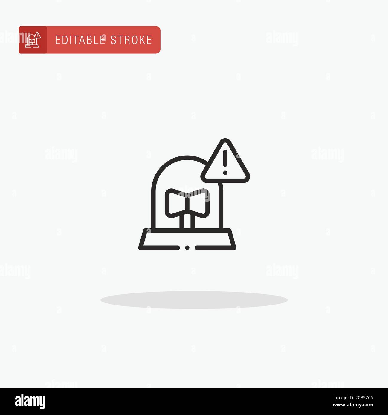 Flashing siren lamp line Cut Out Stock Images & Pictures - Alamy