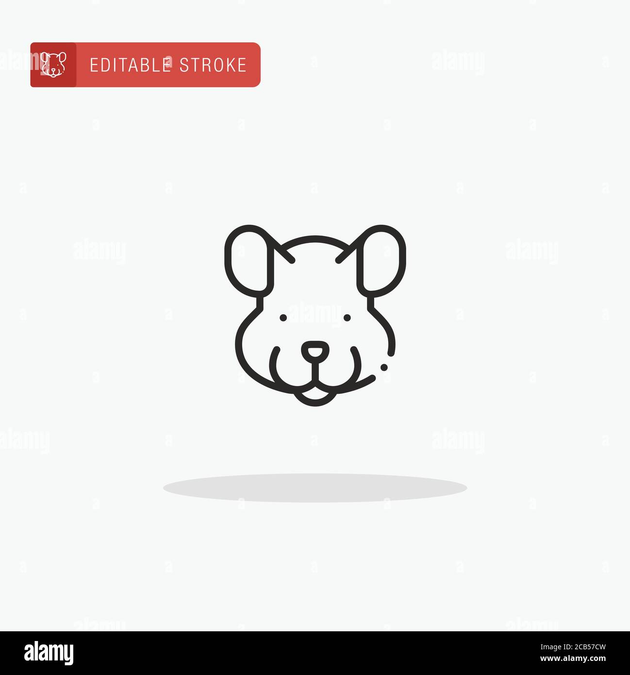 Chinchilla icon vector. Chinchilla icon for presentation Stock Vector ...