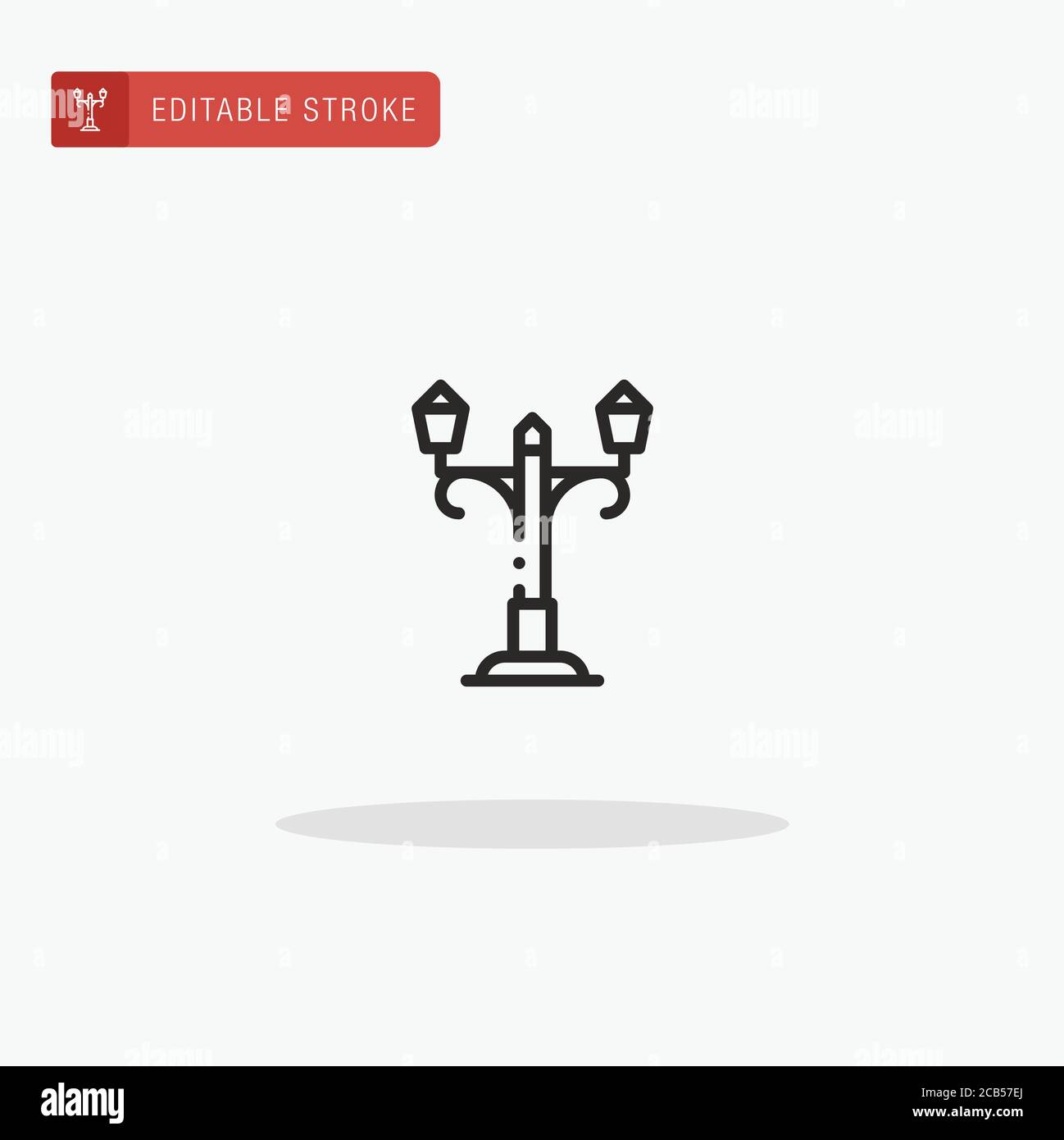 Lamp Post icon vector. Lamp Post icon for presentation Stock Vector ...