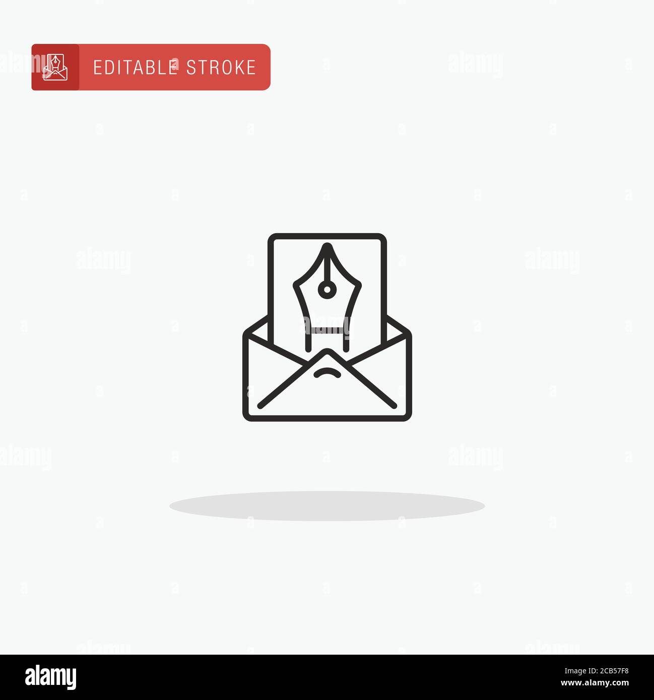 Letter icon vector. Letter icon for presentation Stock Vector Image ...