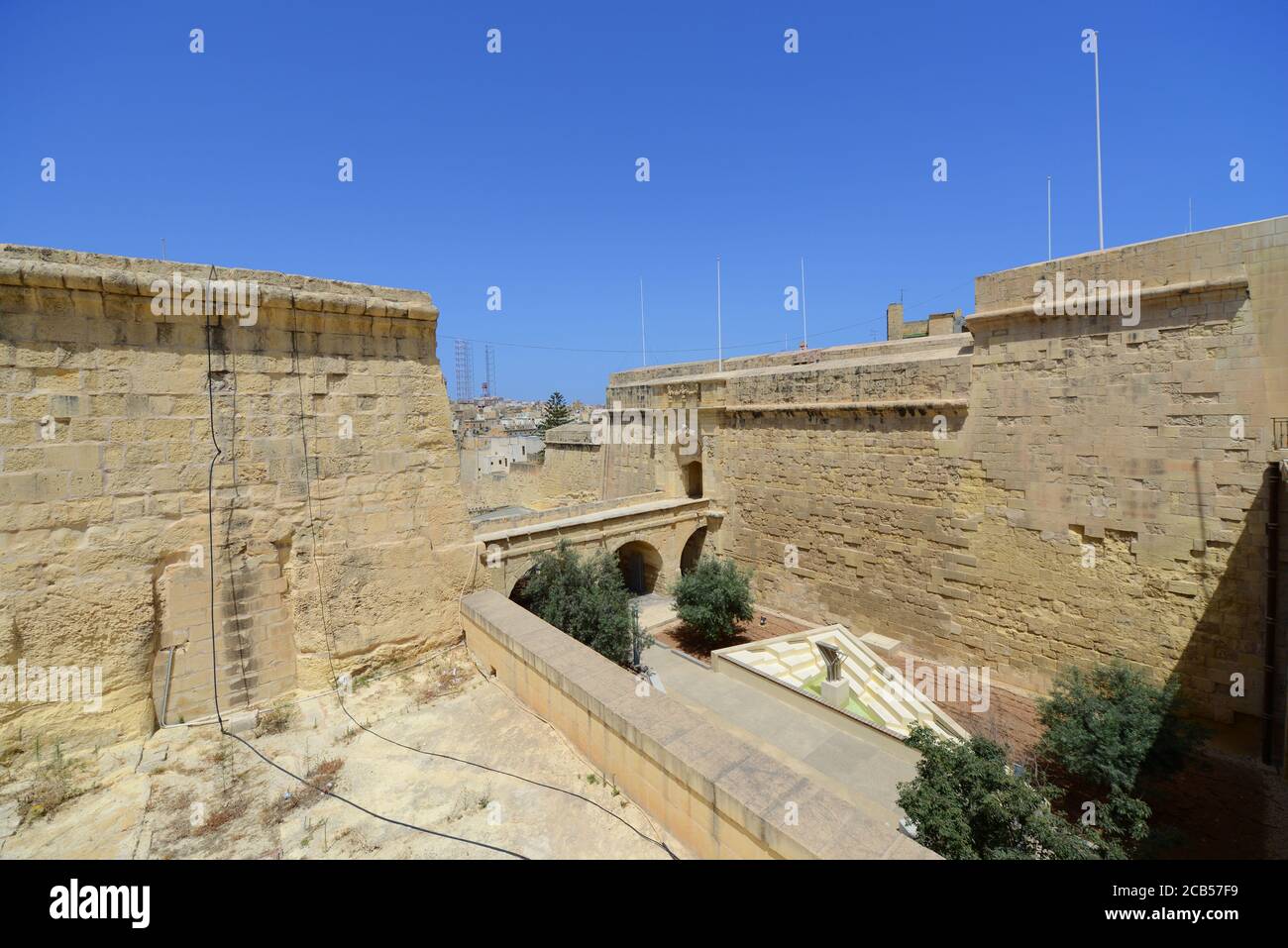 Malta at war museum in BIrgu, Malta Stock Photo - Alamy