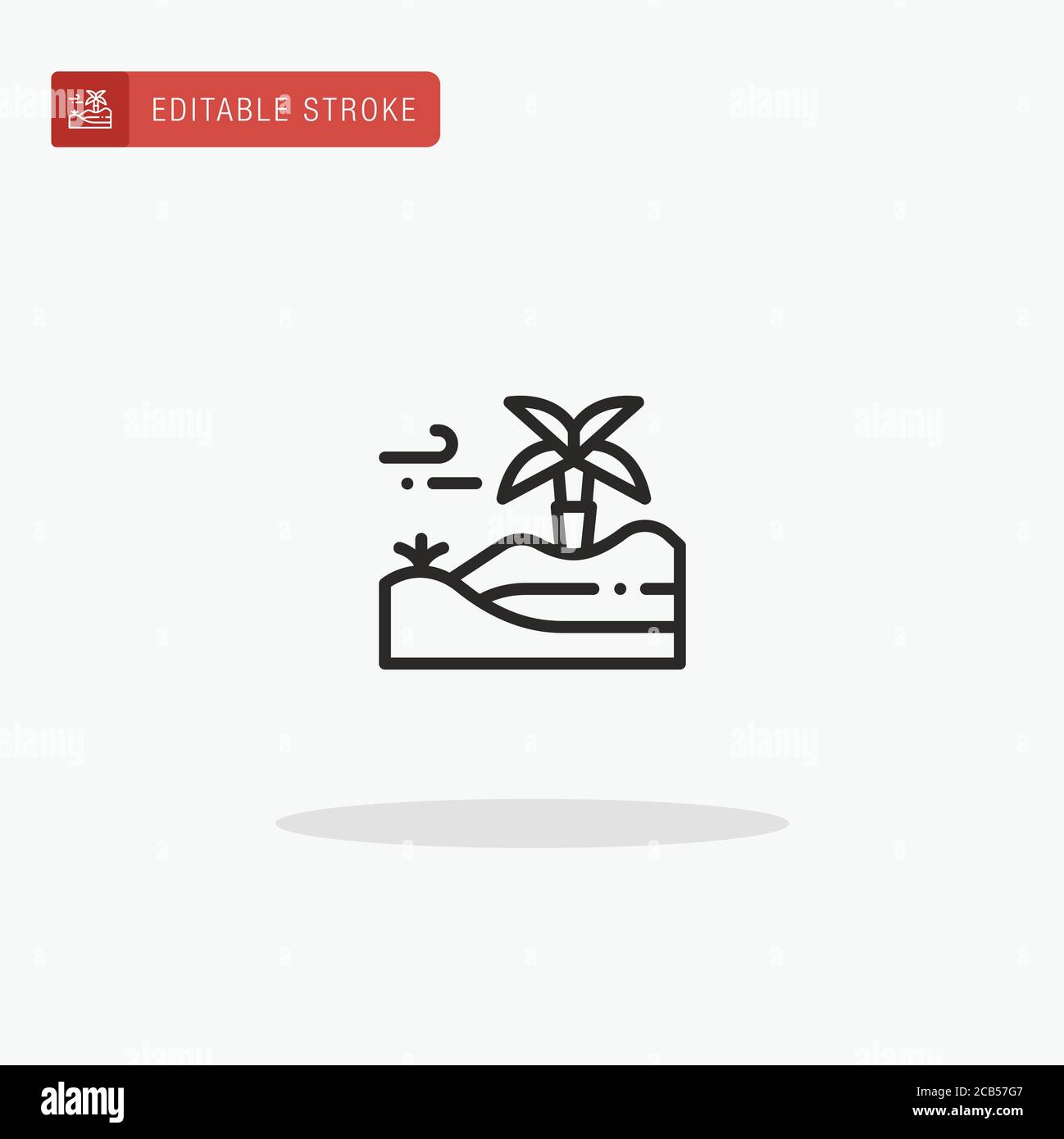 Oasis icon vector. Oasis icon for presentation Stock Vector Image & Art ...