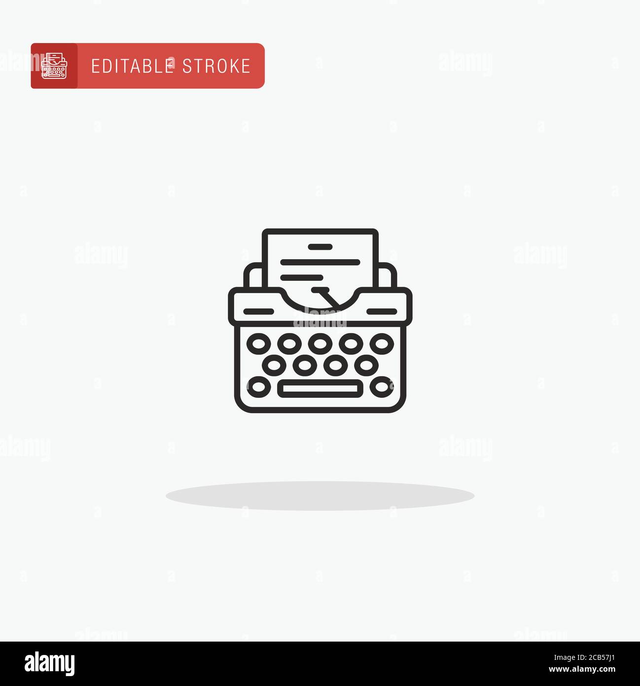 Typewriter icon vector. Typewriter icon for presentation Stock Vector ...