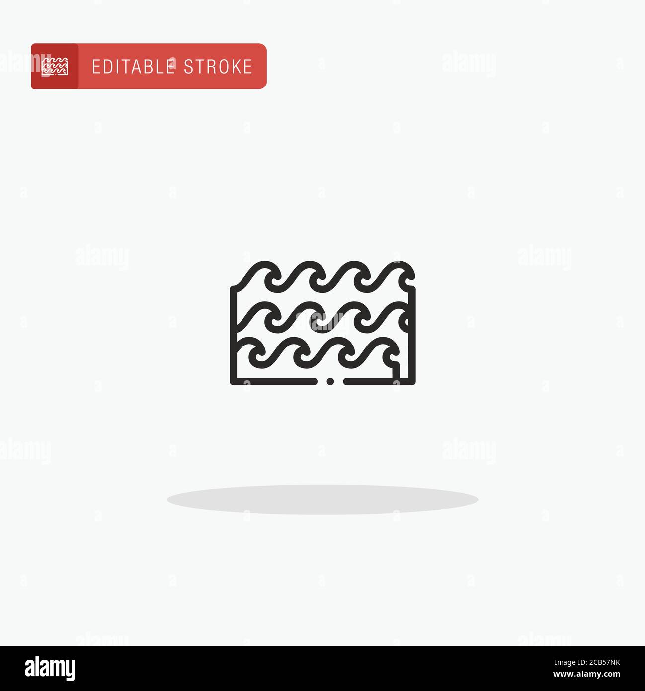 River icon vector. River icon for presentation Stock Vector Image & Art ...