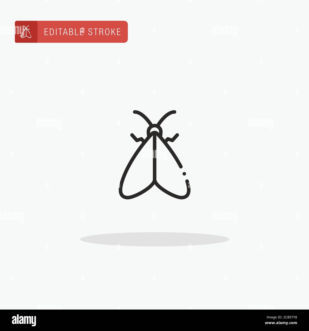 Moth icon vector. Moth icon for presentation Stock Vector Image & Art ...