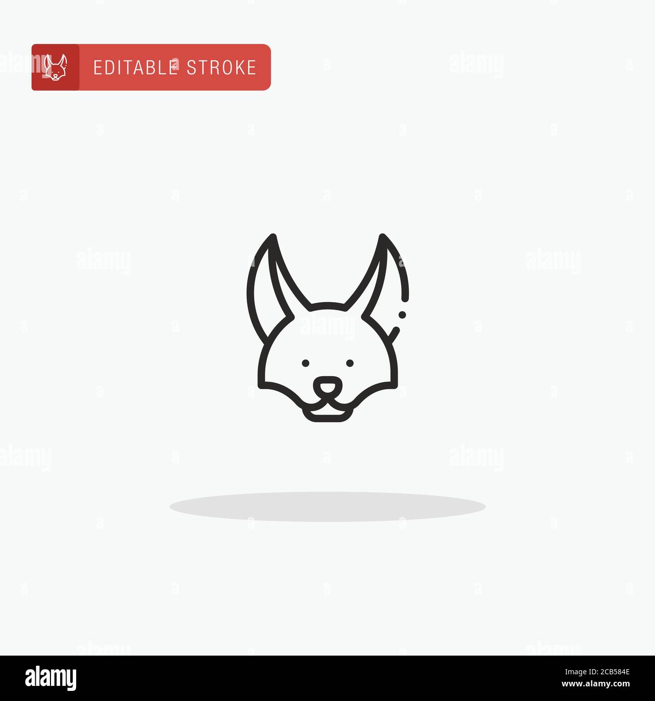 Fennec icon vector. Fennec icon for presentation Stock Vector Image ...
