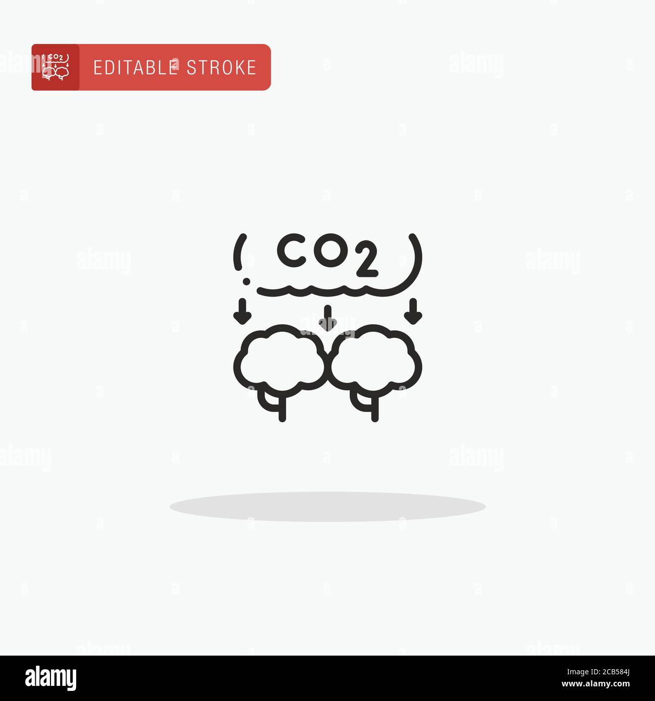 Co icon vector. Co icon for presentation Stock Vector Image & Art - Alamy